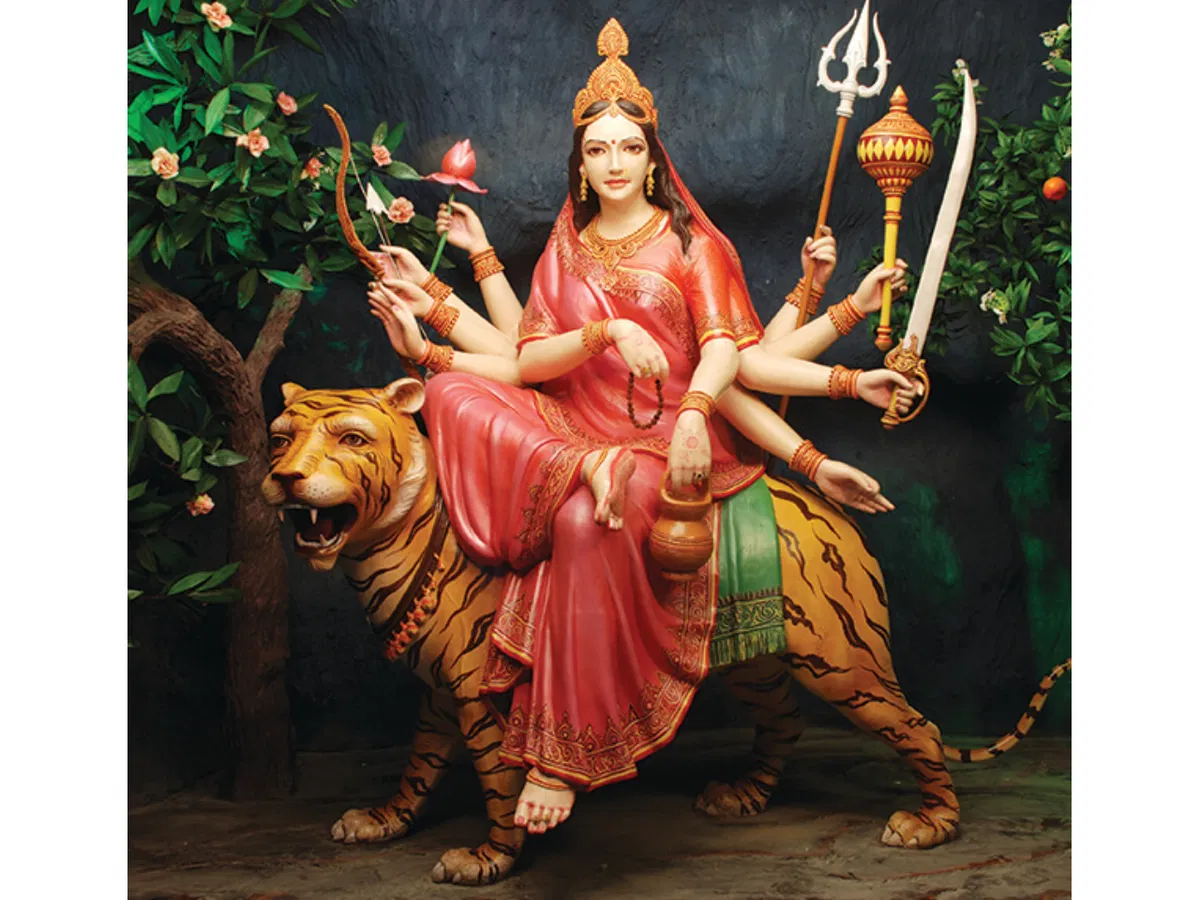 What is the story behind Goddess Chandraghanta ? Serene Form | Indian ...